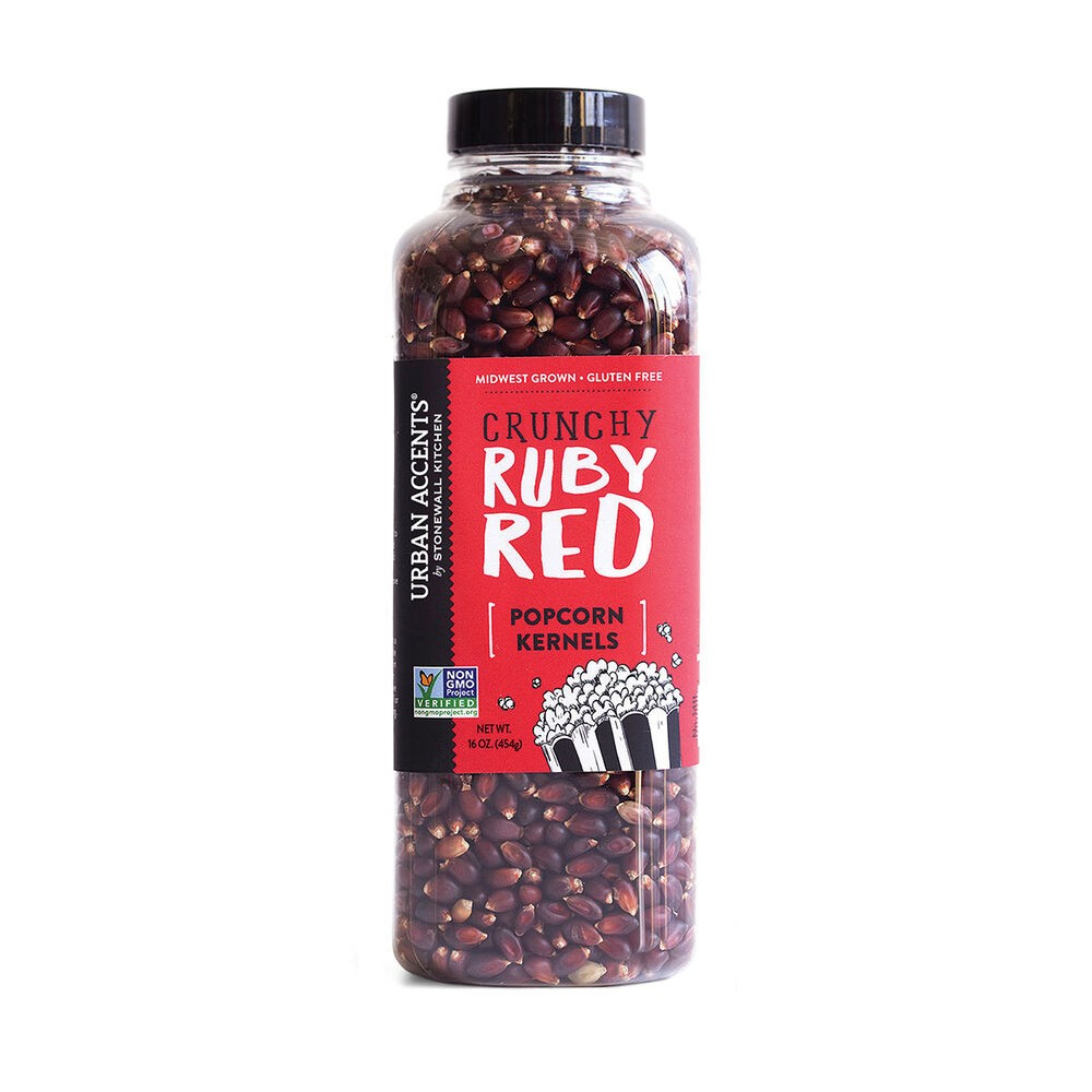 Crunchy Ruby Red Popcorn Kernels | The Artful Gourmet